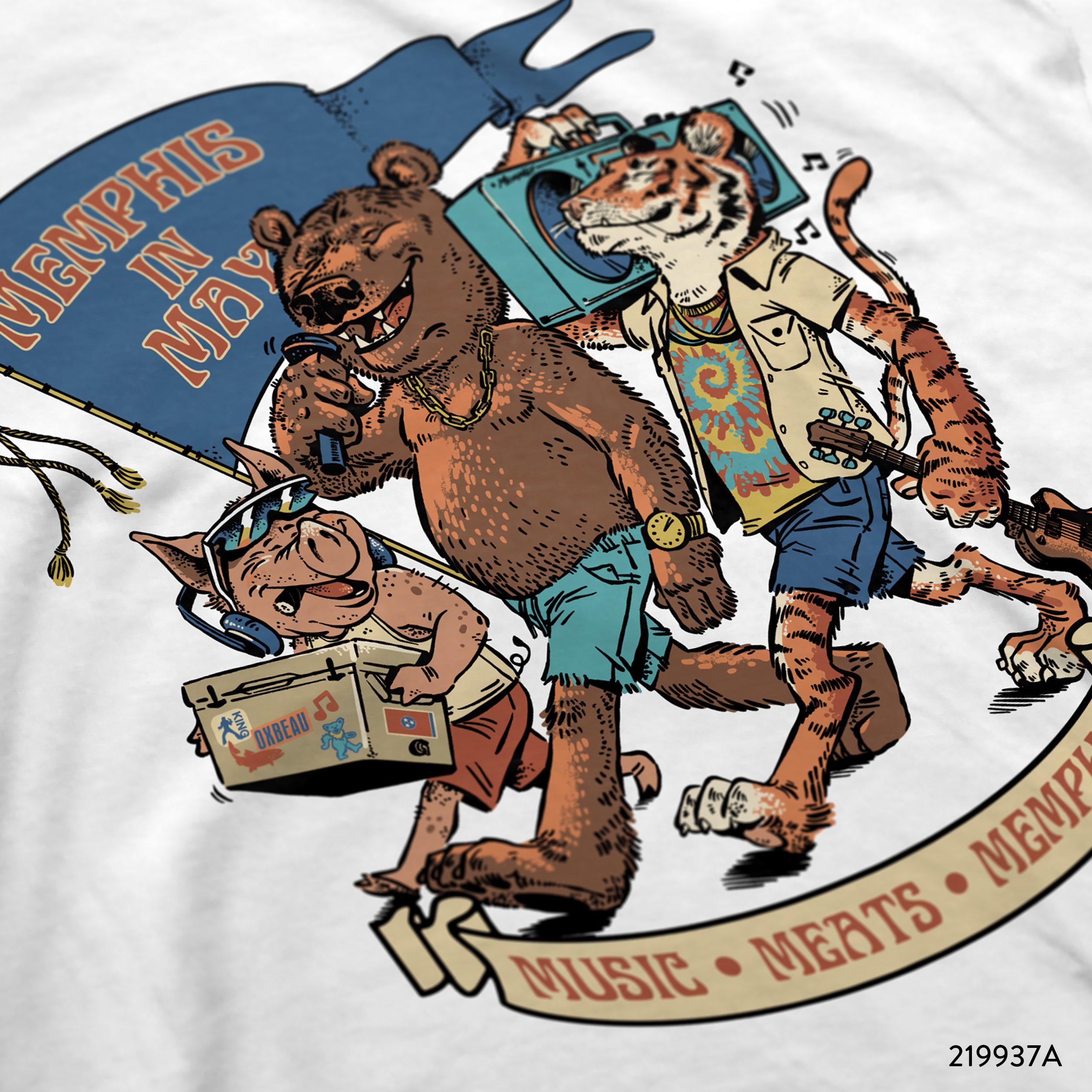 Oxbeau Memphis in May T-Shirt Design – B-Unlimited Custom Apparel Shop