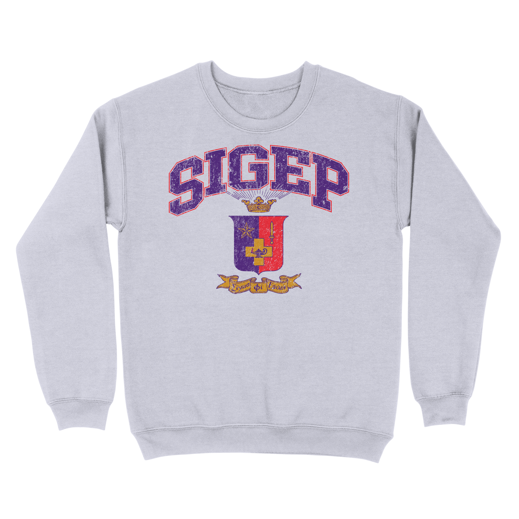 B-Greek - Crest Crewneck [S26] - Sigma Phi Epsilon – B-Unlimited Custom ...