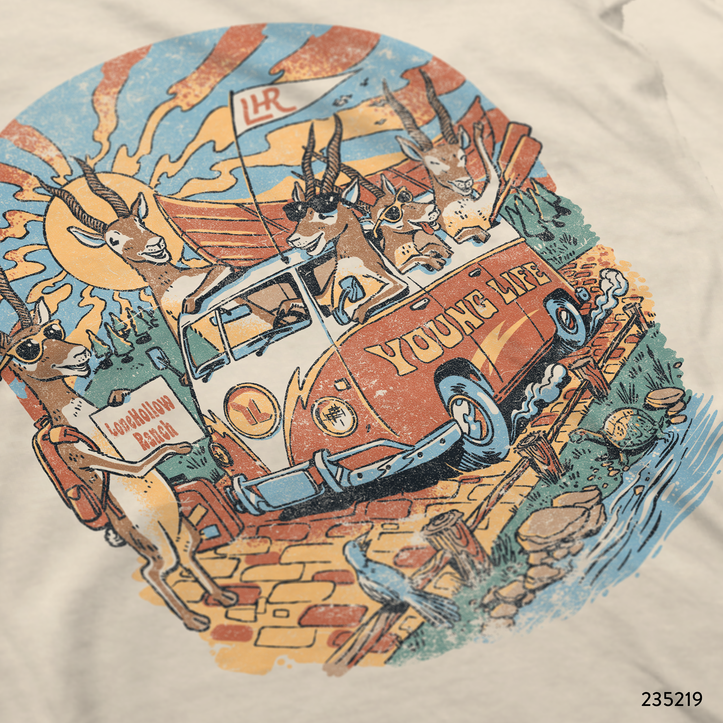 Young Life Antelope Bus Custom T-Shirt Design – B-Unlimited Custom ...