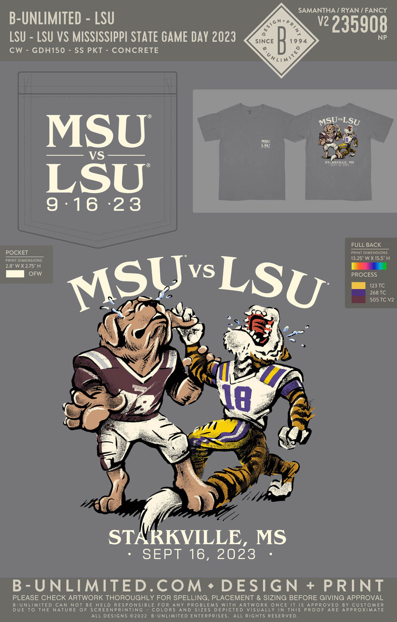 Louisiana State University Kappa Sigma – B-Unlimited Custom Apparel Shop