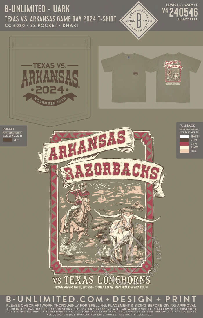 University of Arkansas Kappa Delta – B-Unlimited Custom Apparel Shop