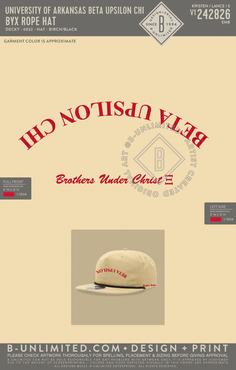 University of Arkansas Beta Upsilon Chi – B-Unlimited Custom Apparel Shop