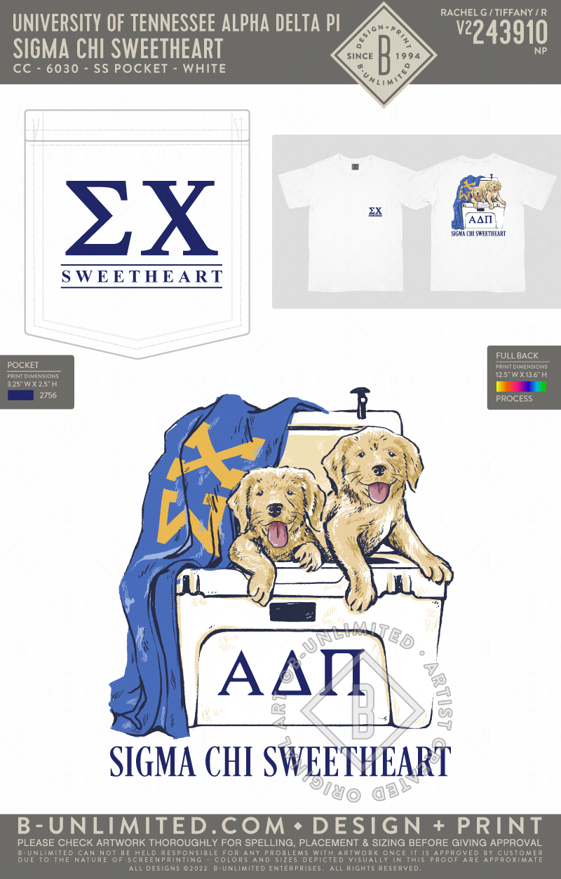 University of Tennessee Alpha Delta Pi - Sigma Chi Sweetheart - CC - 6 ...