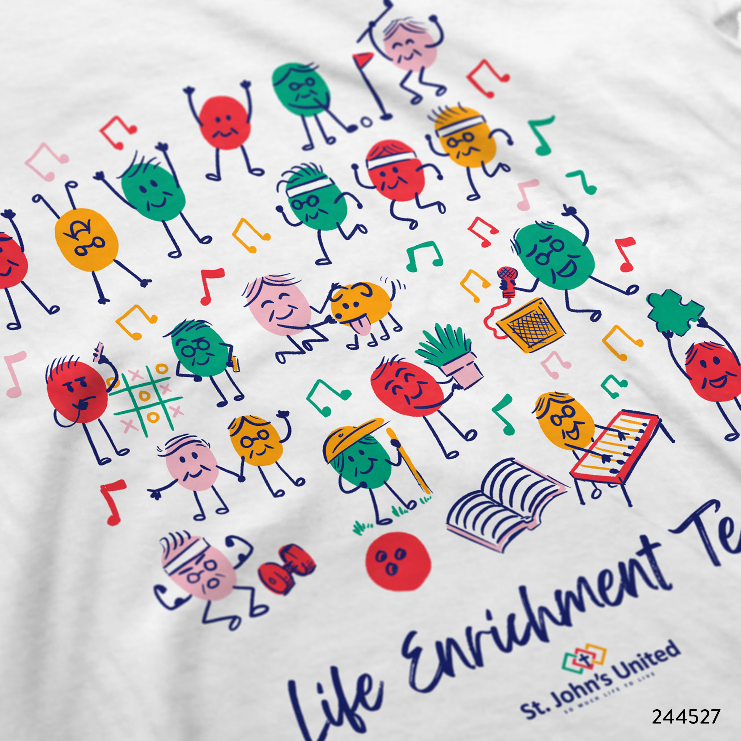 Life Enrichment Team T-Shirt Design – B-Unlimited Custom Apparel Shop