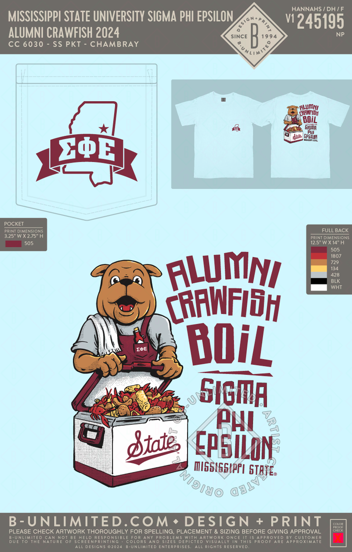 Mississippi State University Sigma Phi Epsilon – B-Unlimited Custom ...