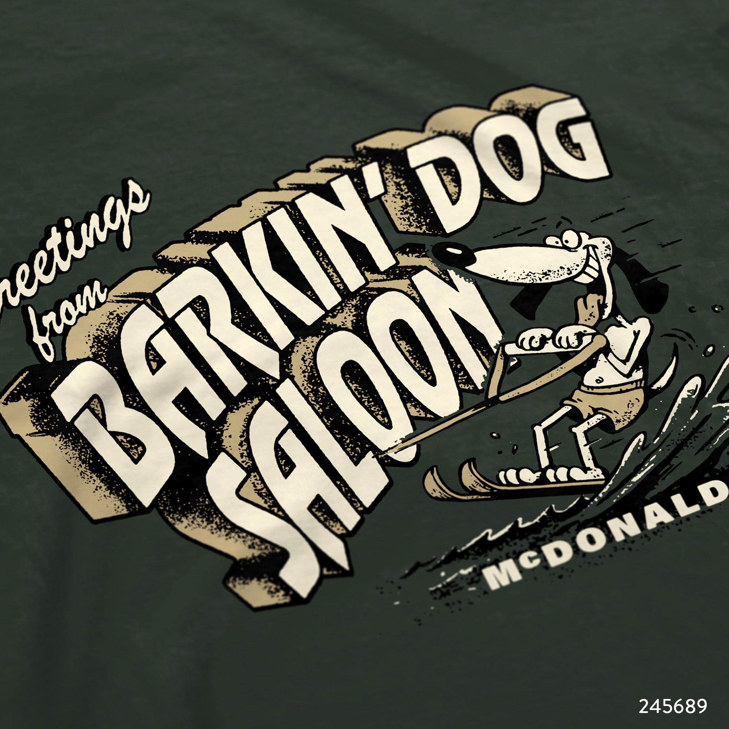 Barking Dog Saloon T-Shirt Design – B-Unlimited Custom Apparel Shop