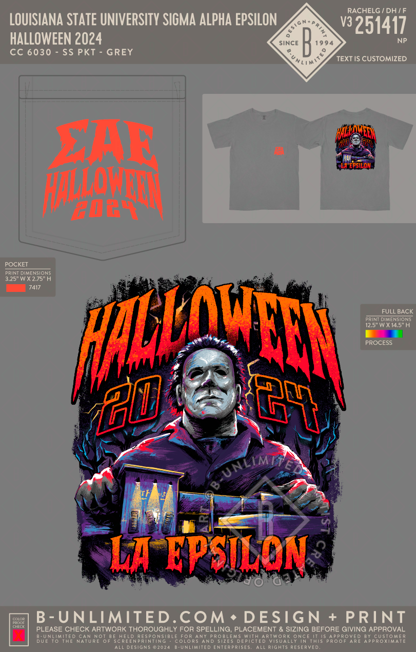 Louisiana State University Sigma Alpha Epsilon - Halloween 2024 - CC ...