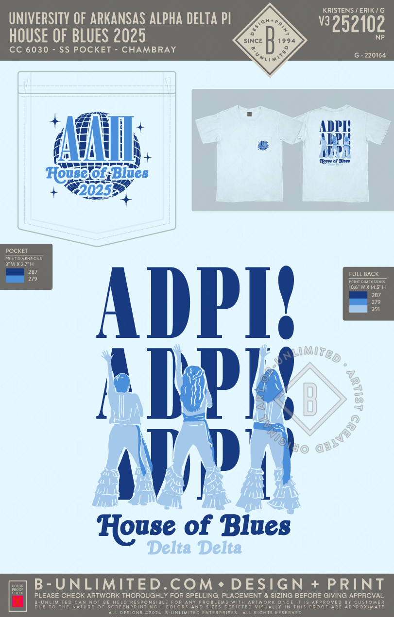 University of Arkansas Alpha Delta Pi - House of Blues 2025 (EOS25 ...
