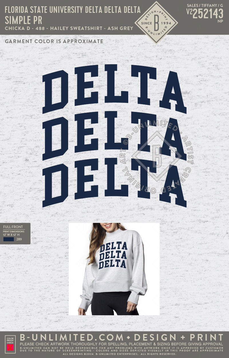 Florida State University Delta Delta Delta - simple pr - CD - 488 - Ha ...