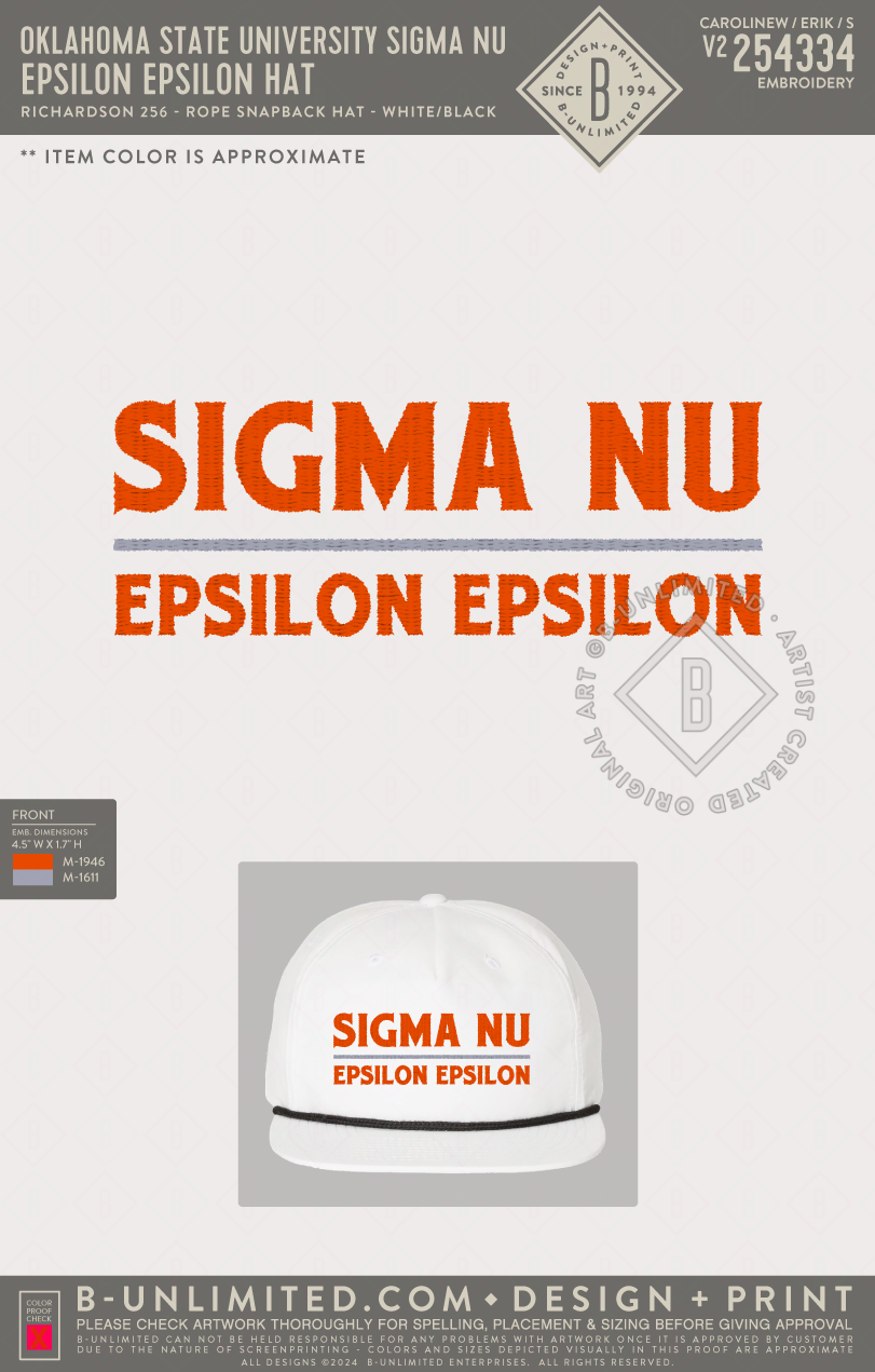 Oklahoma State University Sigma Nu - Epsilon Epsilon Hat - Richardson ...