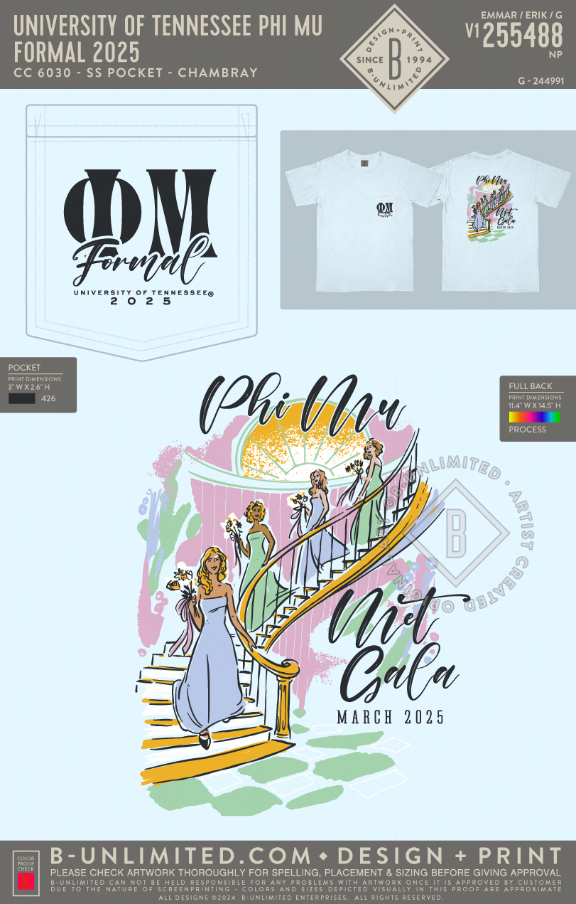 University of Tennessee Phi Mu - Formal 2025 - CC - 6030 - SS Pocket ...