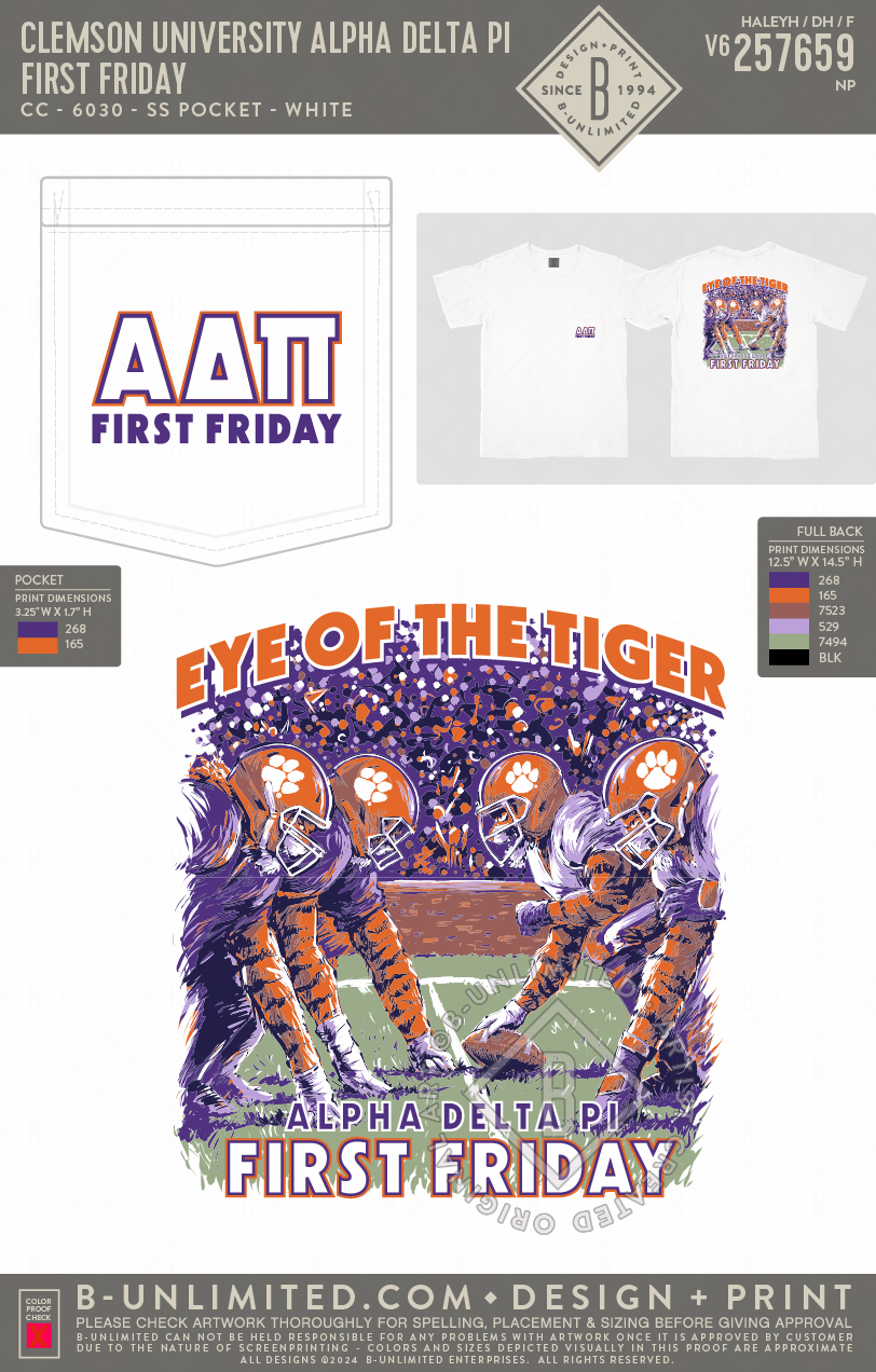 Clemson University Alpha Delta Pi - First Friday - CC - 6030 - SS Pock ...