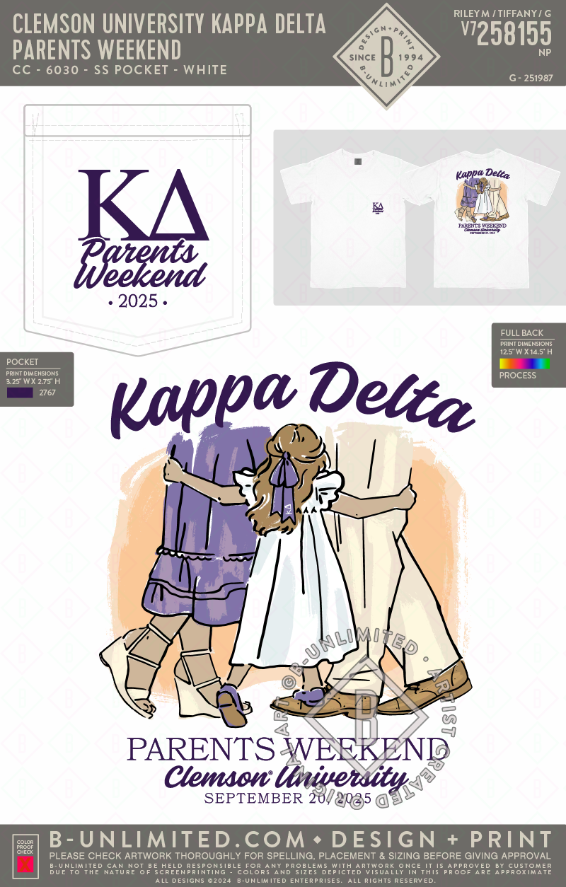 Clemson University Kappa Delta - Parents Weekend 2025(EOY25) - CC - 60 ...
