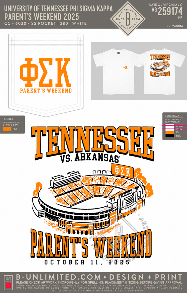 University of Tennessee Phi Sigma Kappa - Parent's Weekend 2025 (EOY25 ...