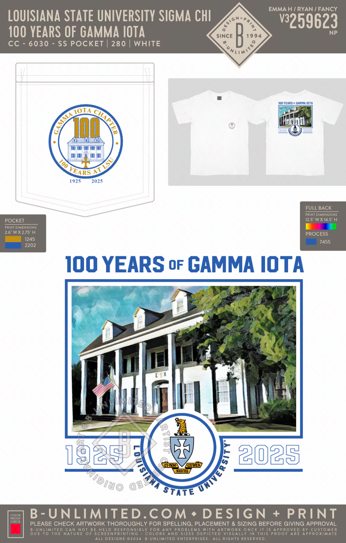 Louisiana State University Sigma Chi - 100 Years of Gamma Iota - CC ...