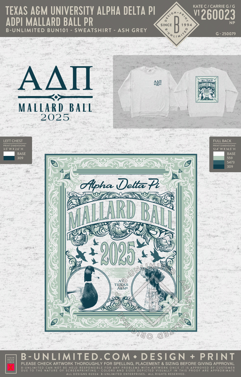 Texas A&M University Alpha Delta Pi - ADPI Mallard Ball PR (EOY25) - B ...