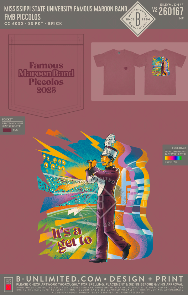 Mississippi State University Famous Maroon Band - FMB Piccolos - CC ...