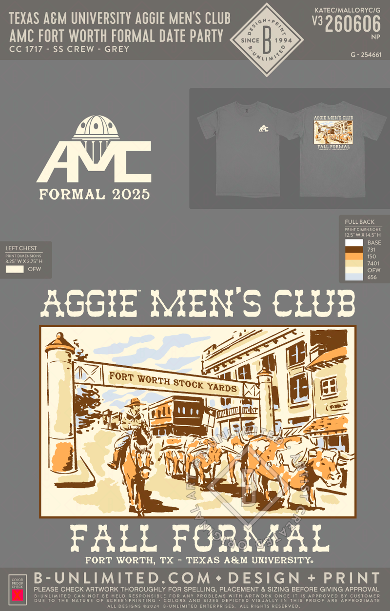 Texas A&M University Aggie Men's Club - AMC Fort Worth Formal Date Par ...