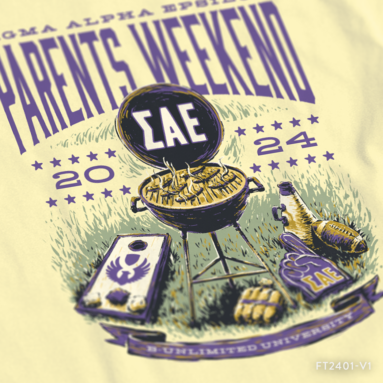 Sigma Alpha Epsilon Parent's Weekend T-Shirt Design – B-Unlimited ...