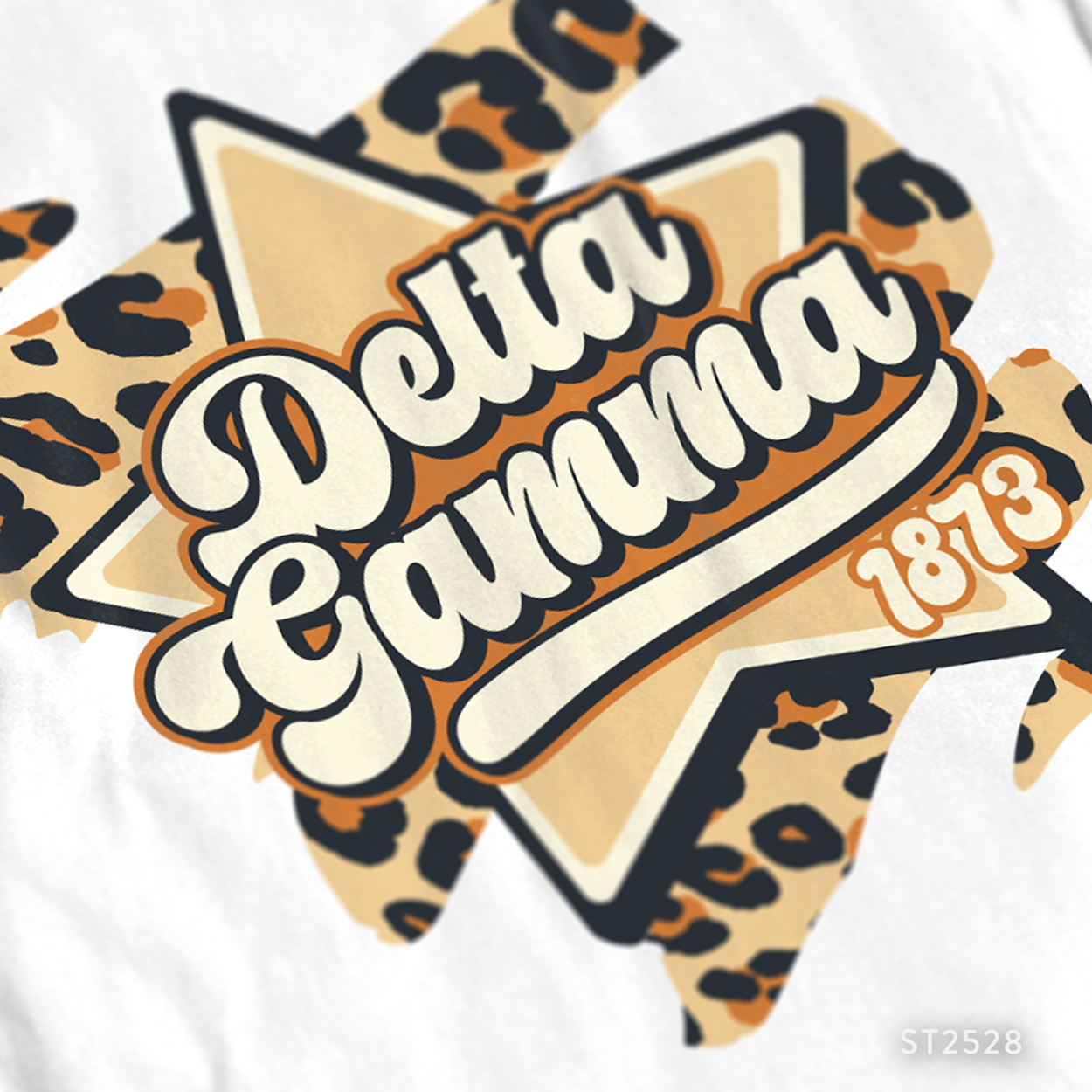 Delta Gamma Cheetah PR Shirt Design – B-Unlimited Custom Apparel Shop