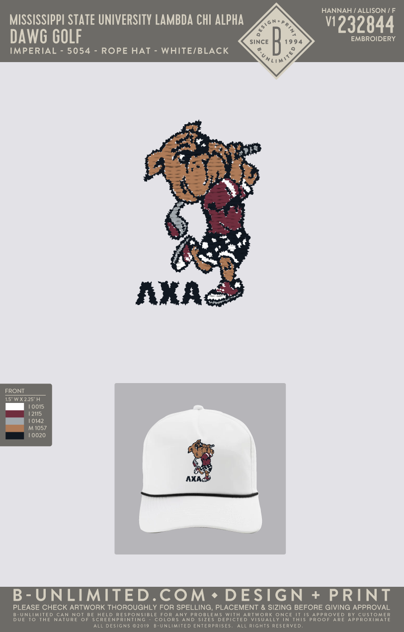 Mississippi State University Lambda Chi Alpha – B-Unlimited Custom ...