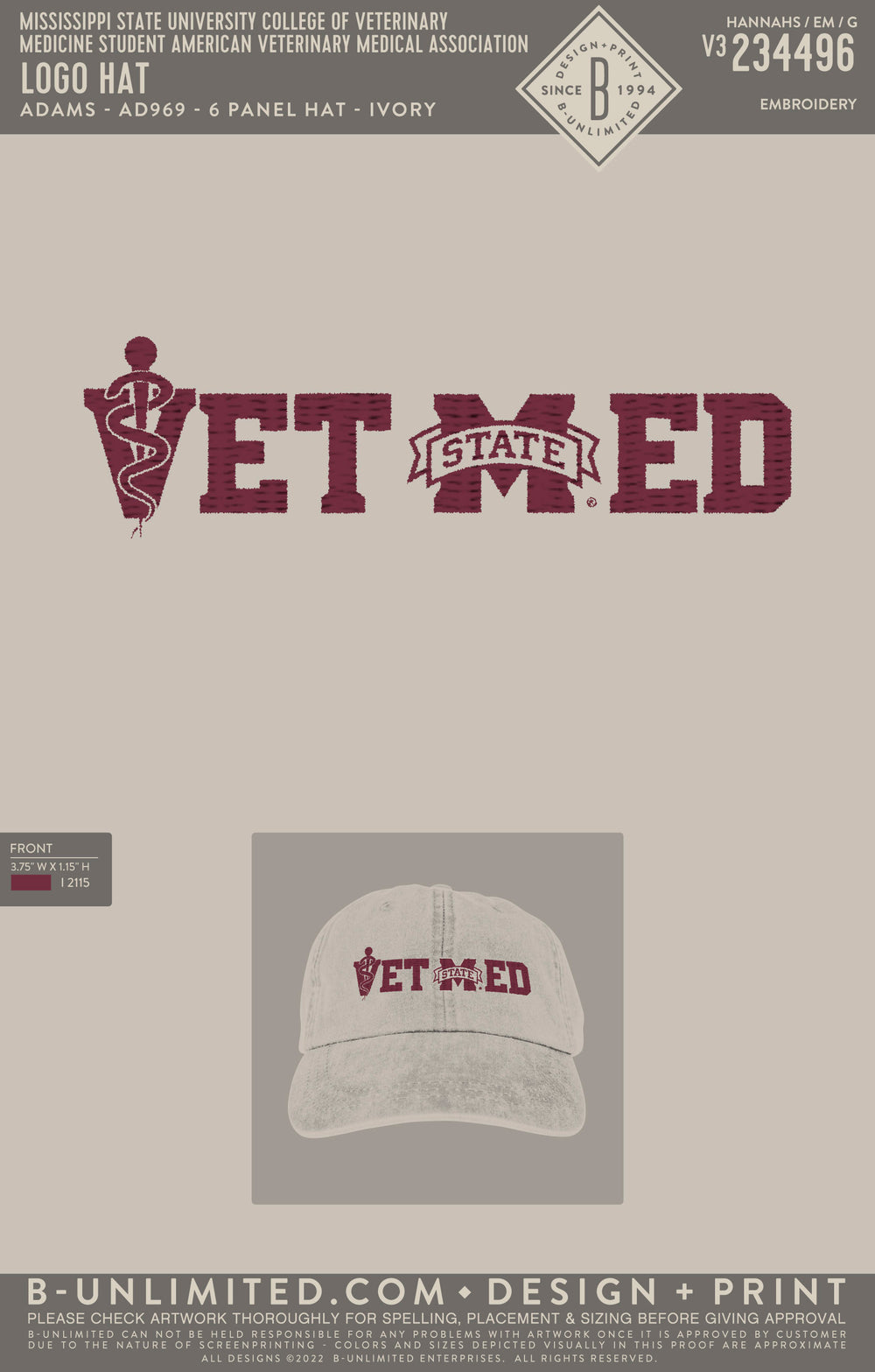 Mississippi State University College of Veterinary Medicine SAVMA – B ...