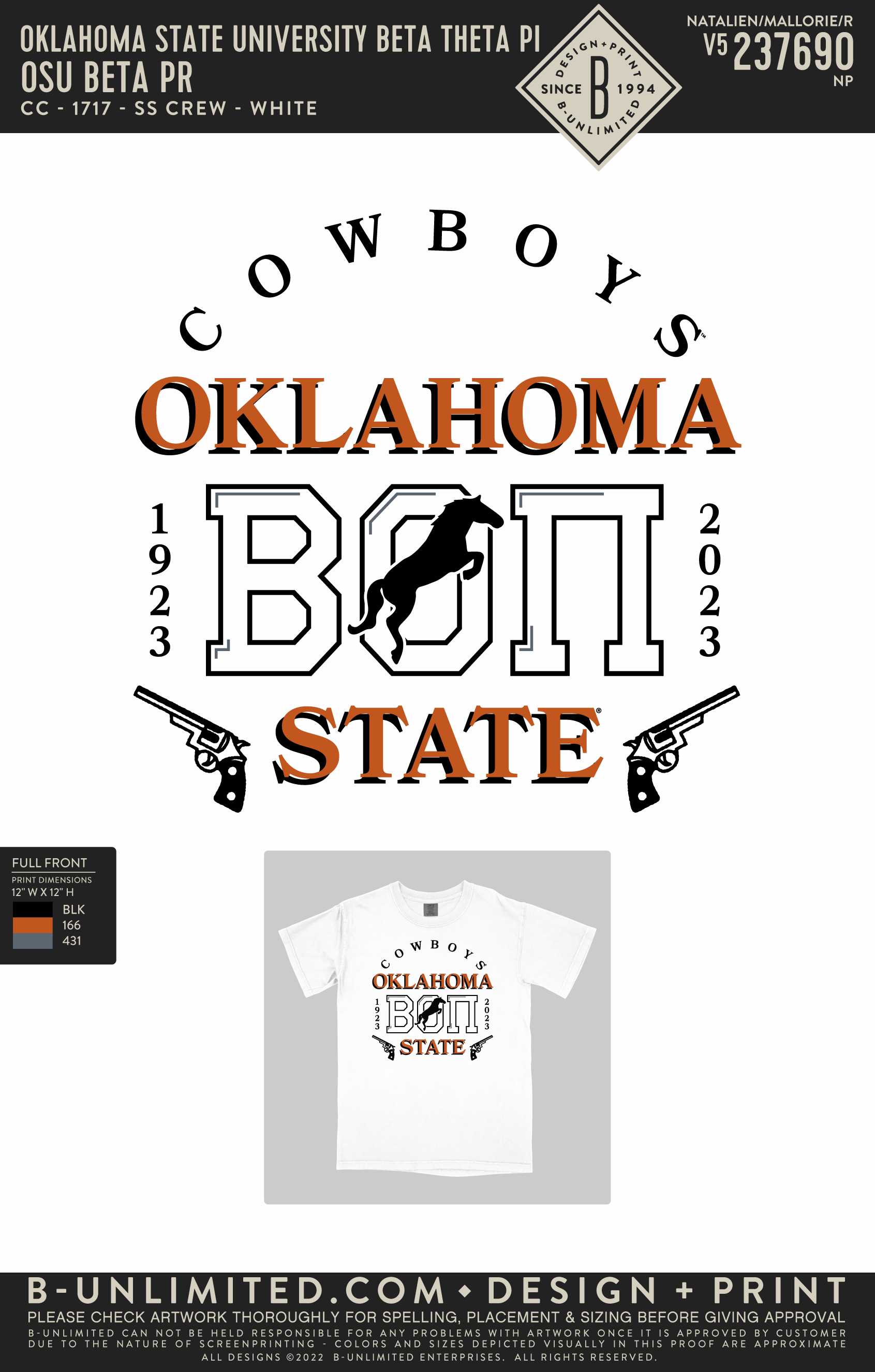 Oklahoma State University Beta Theta Pi - OSU Beta PR - CC - 1717 - SS ...