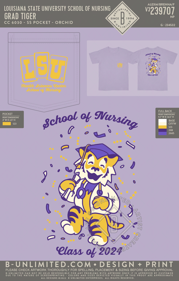 Louisiana State University School of Nursing – B-Unlimited Custom ...