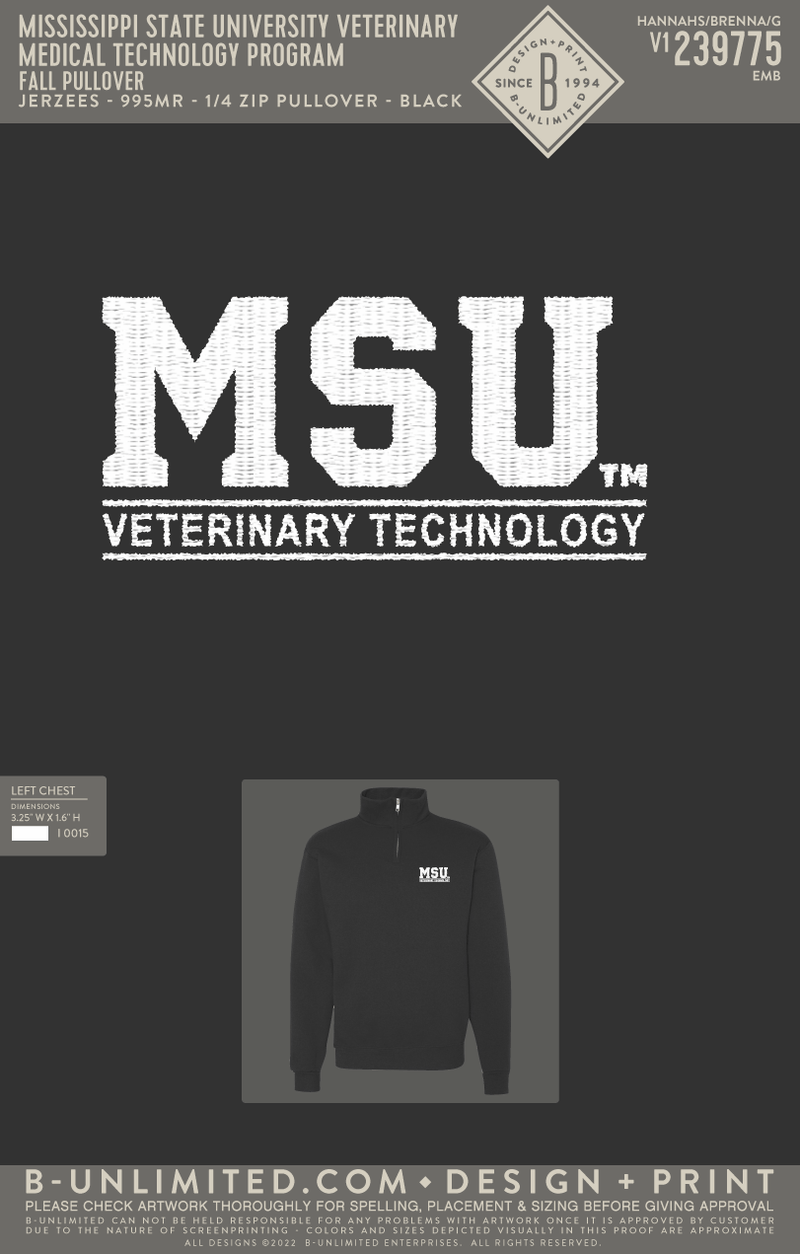 Mississippi State University Veterinary Medical Technology Program – B ...