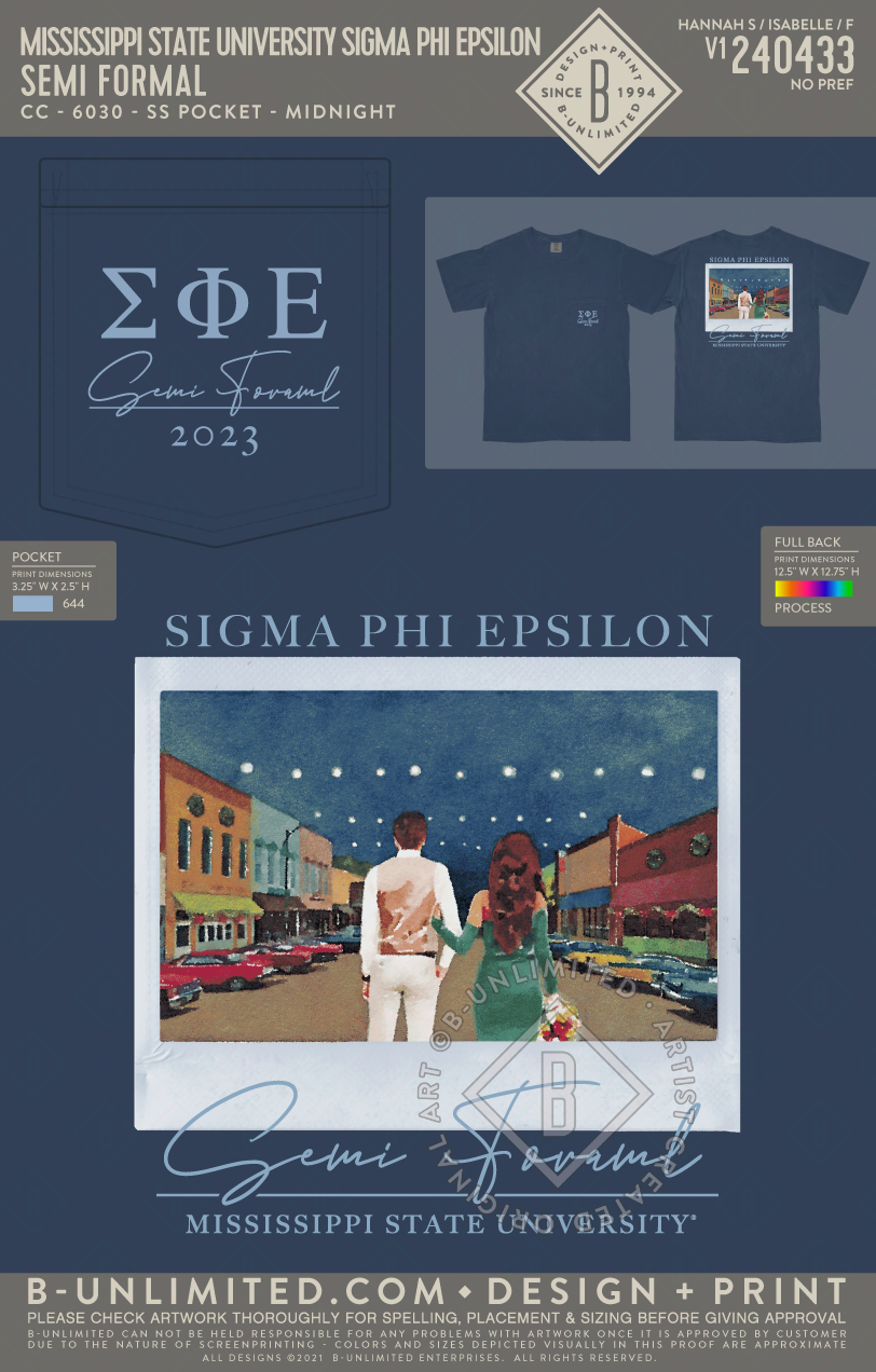 Mississippi State University Sigma Phi Epsilon – B-Unlimited Custom ...