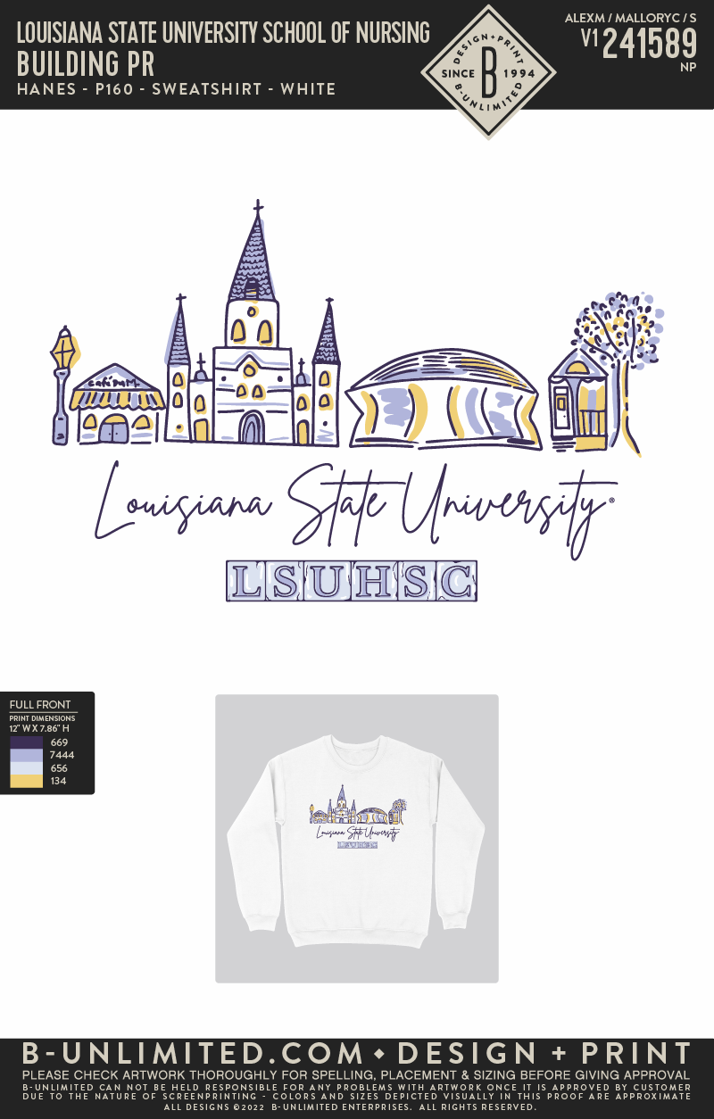 Louisiana State University School of Nursing – B-Unlimited Custom ...