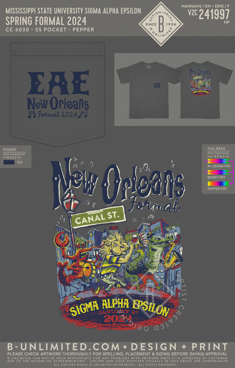 Mississippi State University Sigma Alpha Epsilon – B-Unlimited Custom ...