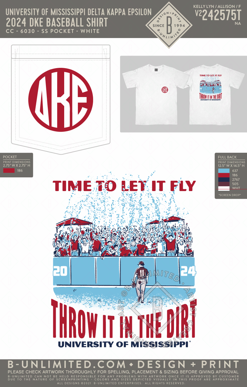 University of Mississippi Delta Kappa Epsilon – B-Unlimited Custom ...